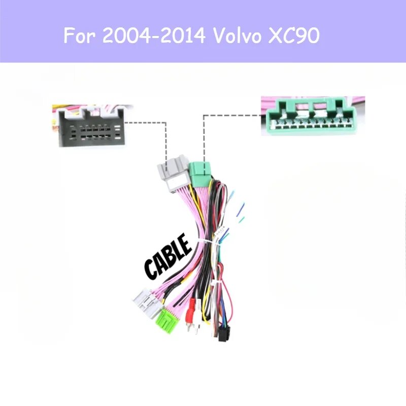 Жгут проводов радио для Volvo XC90 2004-2014, only cable