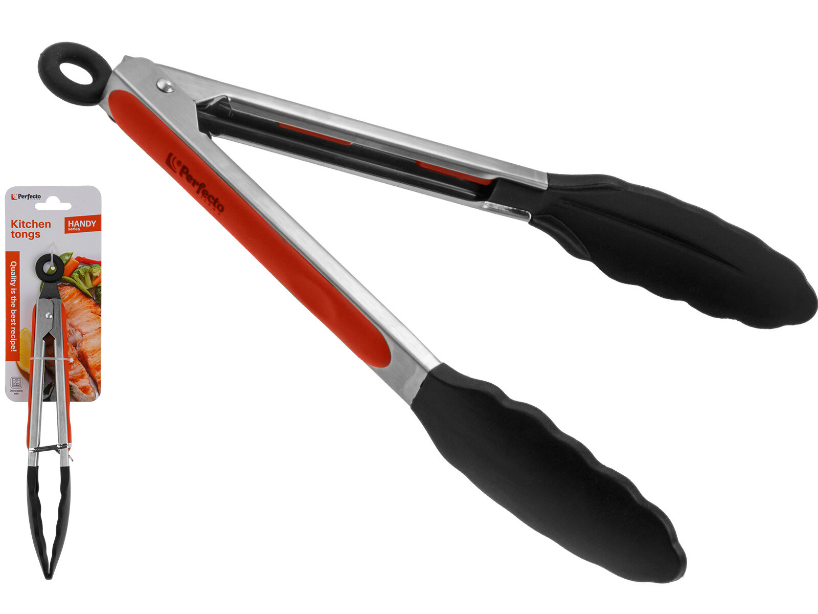 Щипцы кухонные кулинарные, силиконовые, 23 см, серия Handy, PERFECTO LINEA (21-010005)