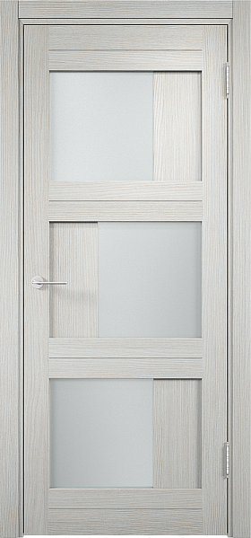 Межкомнатная Дверь Verda Баден 10 до Слоновая Кость со Стеклом Сатинато 1900х600мм (Полотно+Коробка+5 Наличников) / Верда.