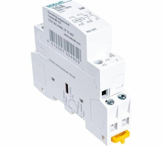Контактор модульный DEKraft МК103-016A-230B-11 1НО+1НЗ 18051DEK 1113381