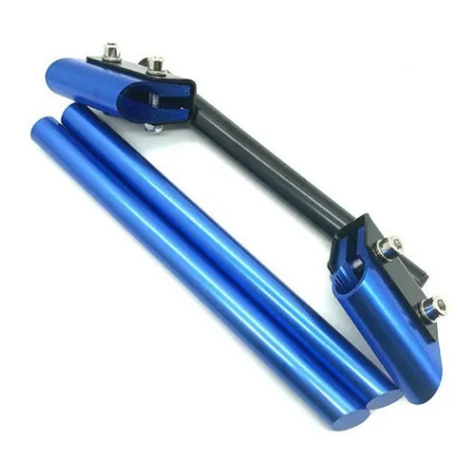 Руль мотоцикла из алюминиевого сплава, простая установка, замена руля, детали модификации мотоцикла, синий цвет