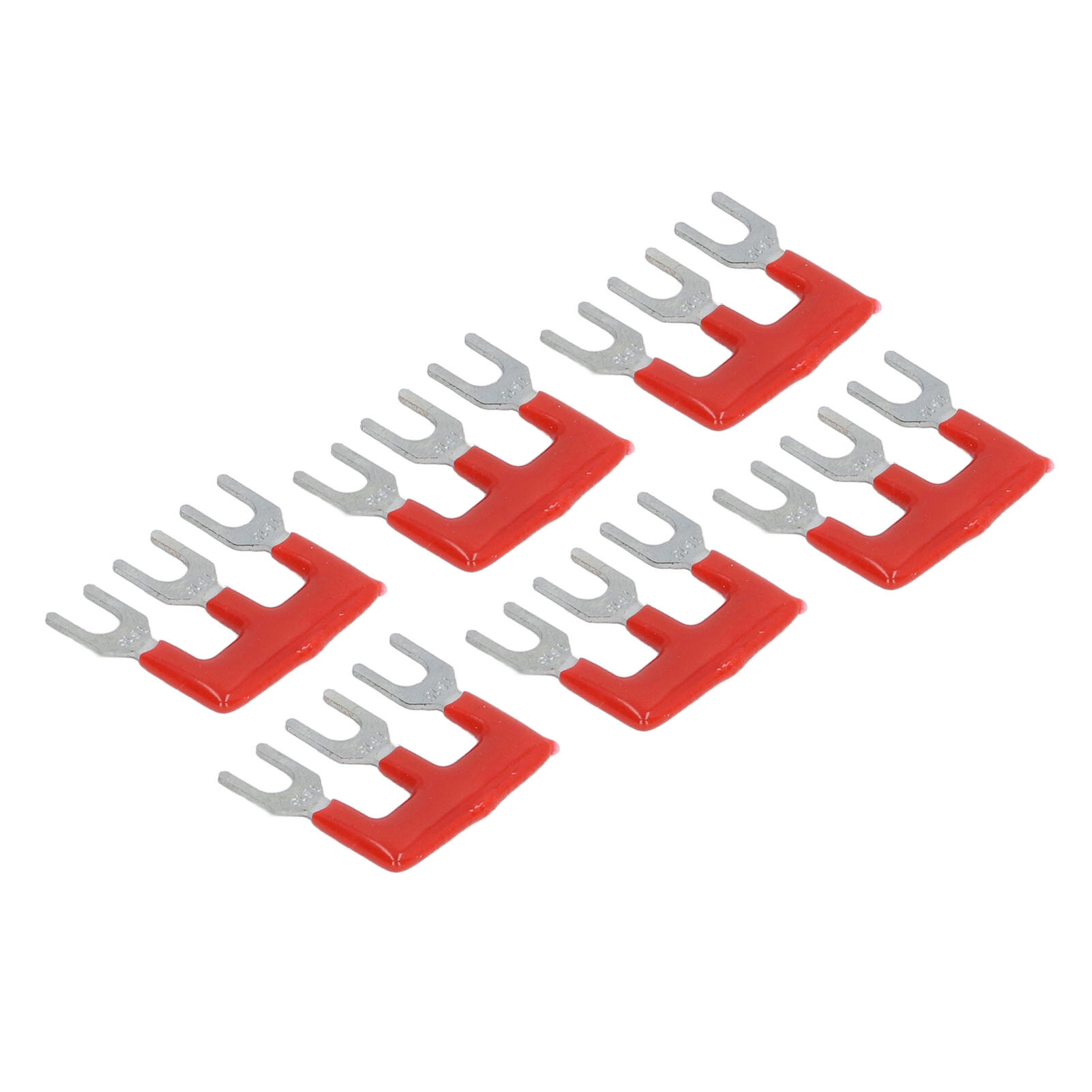 20 шт. перемычки, клеммные колодки, медный проводник, ПВХ, вилочный тип, клеммные колодки, 400 В, 15 А, красный TB 1503