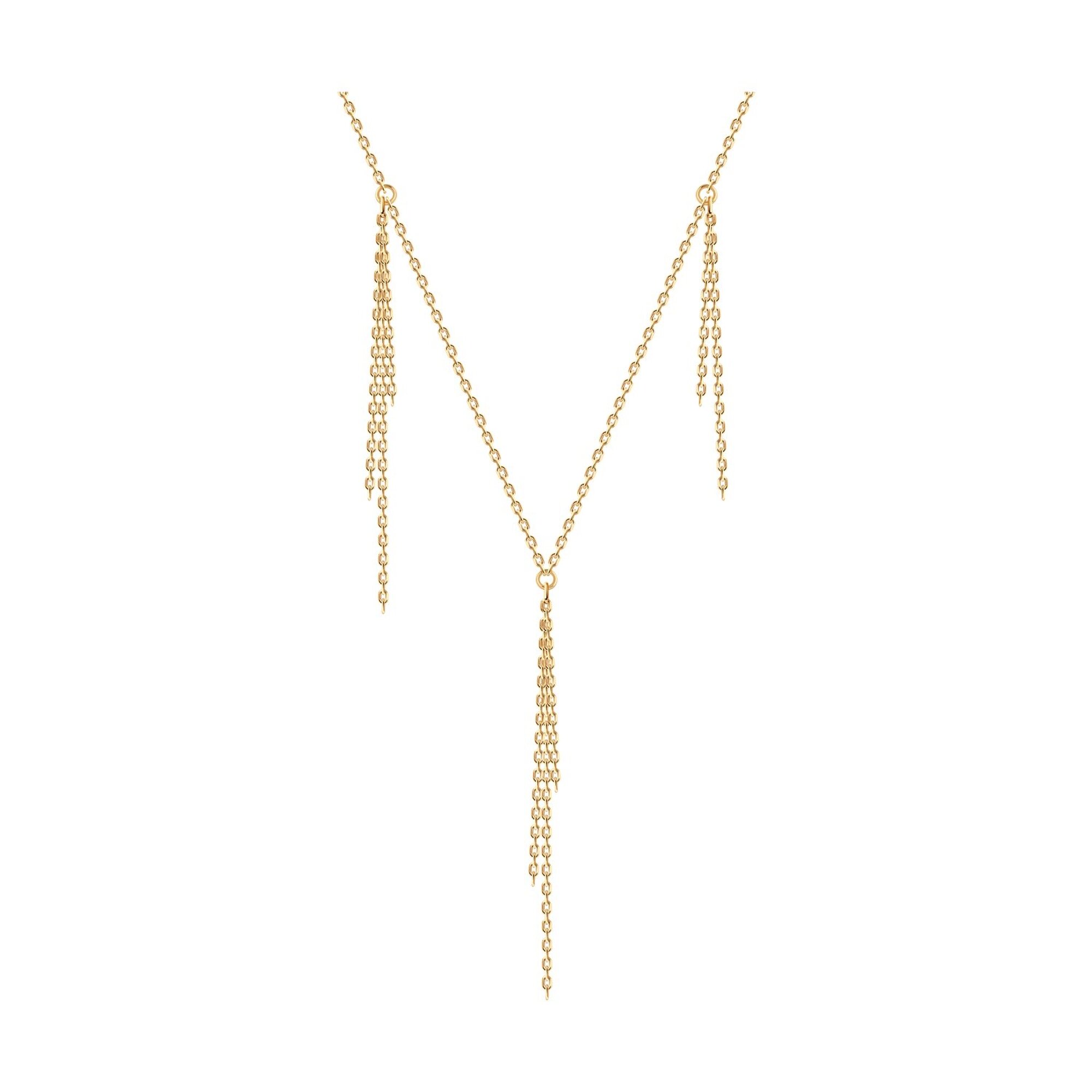 Колье, красное золото, 585 проба