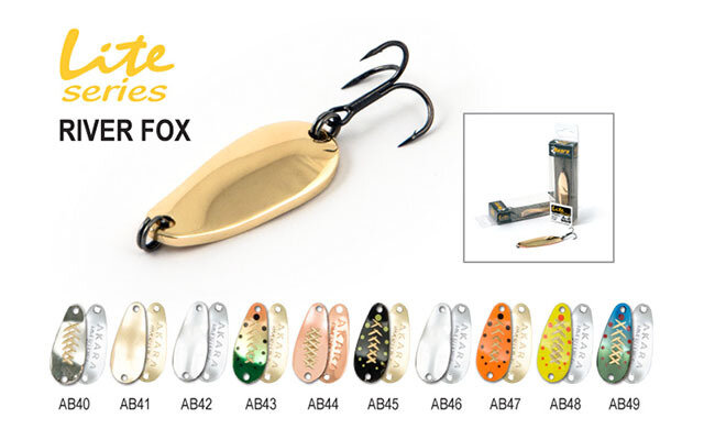 Блесна колеблющаяся AKARA LITE SERIES RIVER FOX (2,5гр/AB46)