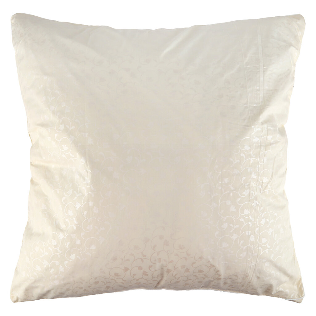 Наперник Домашняя Мода “травы”, пуходержащий, бежевый, 50х50 см, тик, на молнии (Нап-5/5м)