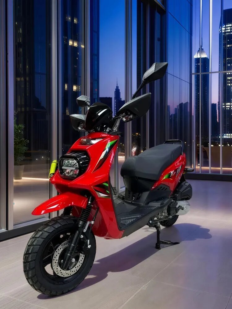 Скутер WIZARD LED RED 150 см3 (49,9 см3)