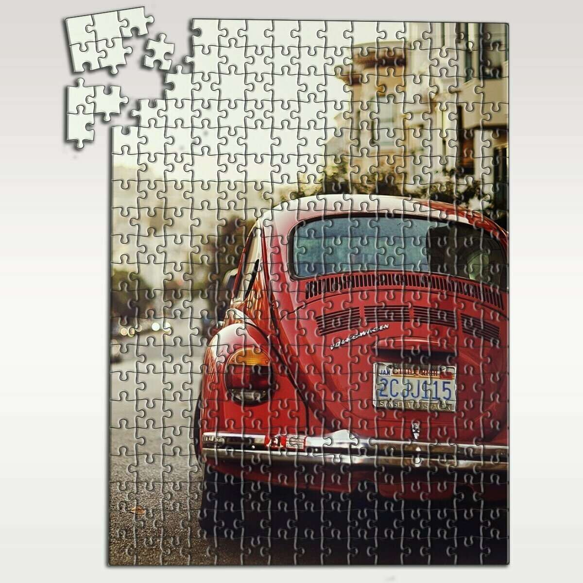 Пазл картонный А3: модель Машины ретро автомобиль ретрокар - 873 П