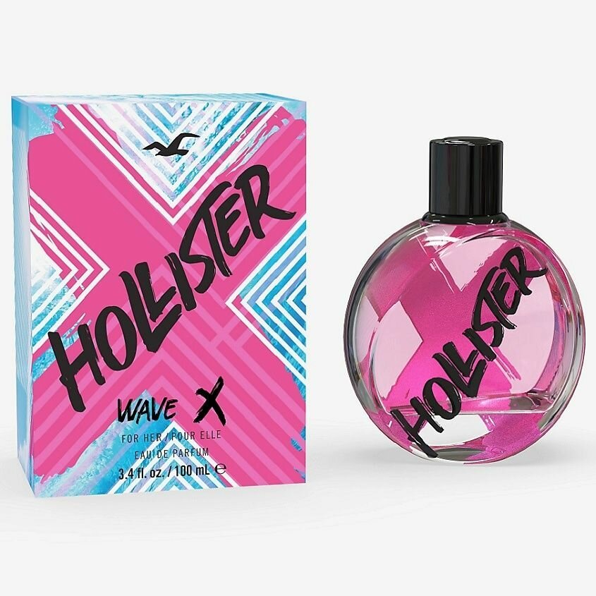 Парфюмерная вода Hollister "Wave X for Her", 30мл, женская, цветочный, фруктовый ароматы