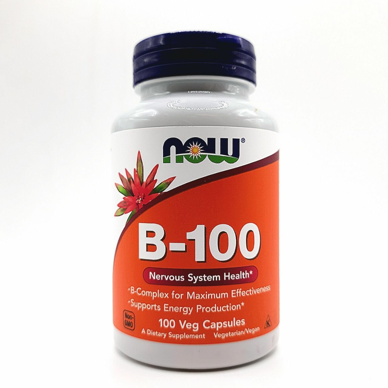 Комплекс витаминов группы B NOW B-100 100 капсул