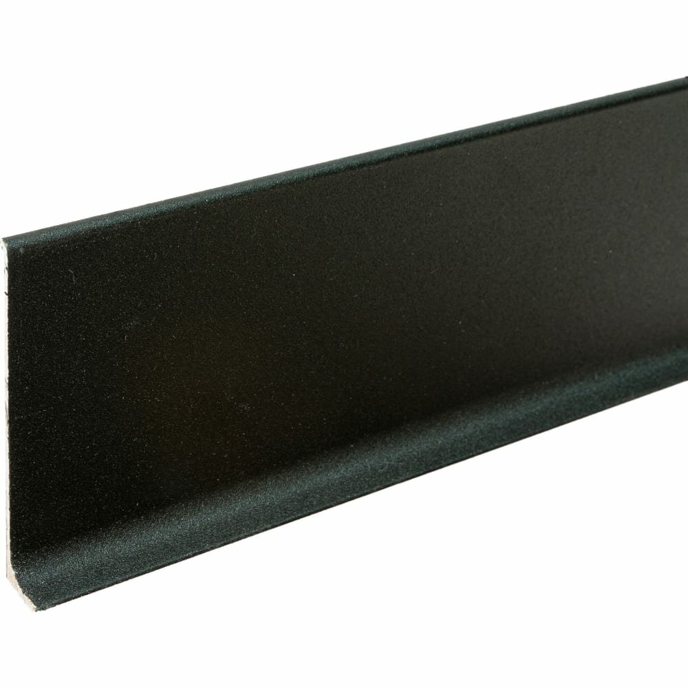 Плинтус алюминиевый Bonkeel ПЛ80, 515 чёрный, 1800х78,5х11,2мм