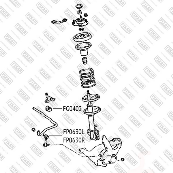 FIXAR FP0630R тяга стабилизатора передняя правая