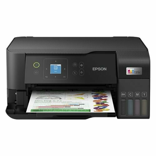 МФУ струйный Epson EcoTank L3560 цветная печать, A4, цвет черный [c11ck58405]