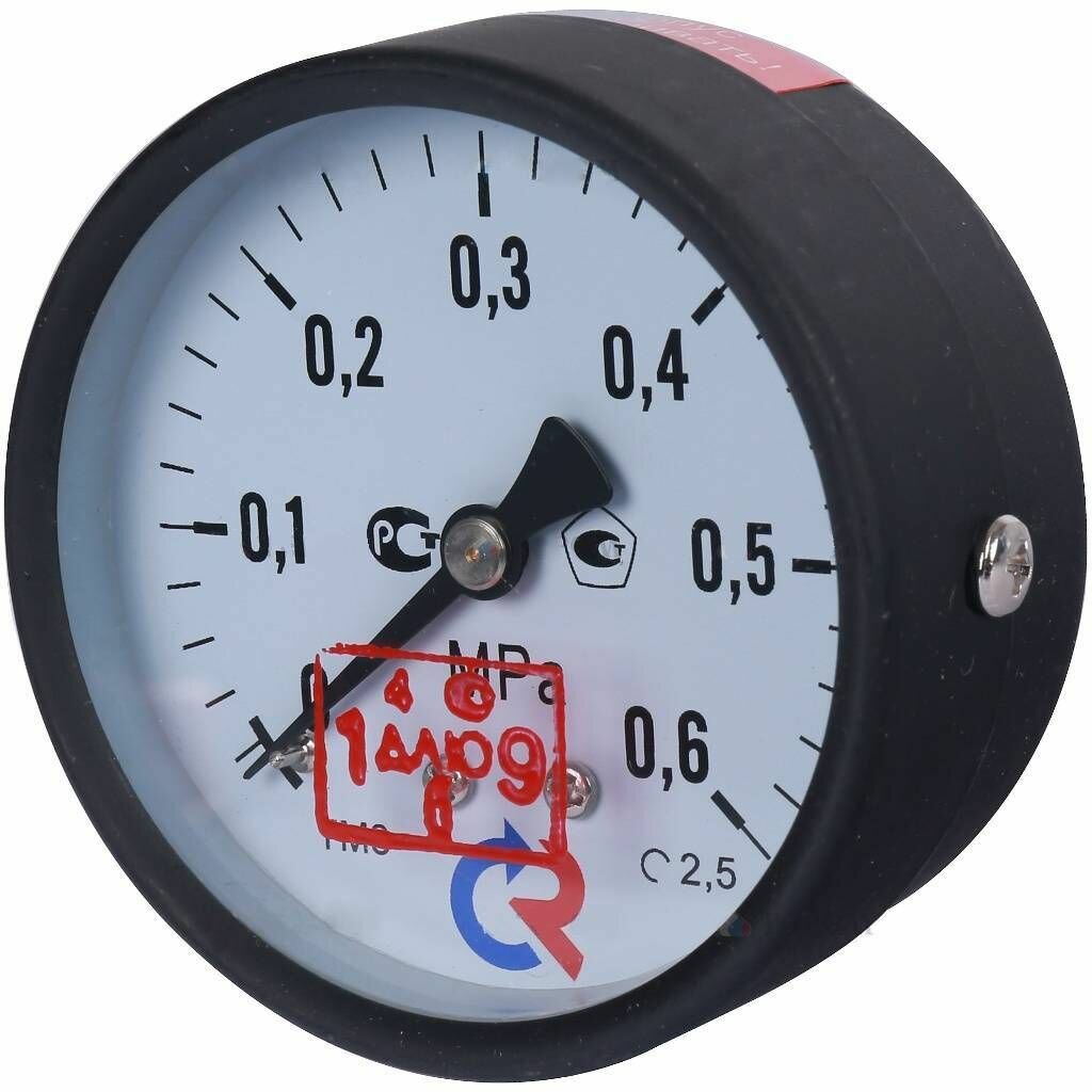 Манометр росма ТМ-310Т.00 (0-0,6 Mpa) G1/4 63мм аксиальный