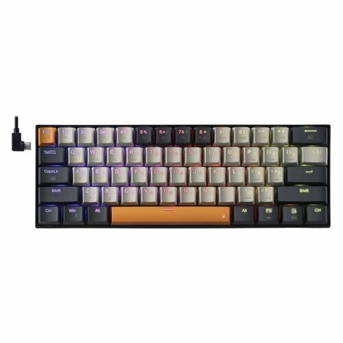 Клавиатура Redragon Caraxes Pro, USB, Bluetooth/Радиоканал, черный [71554]