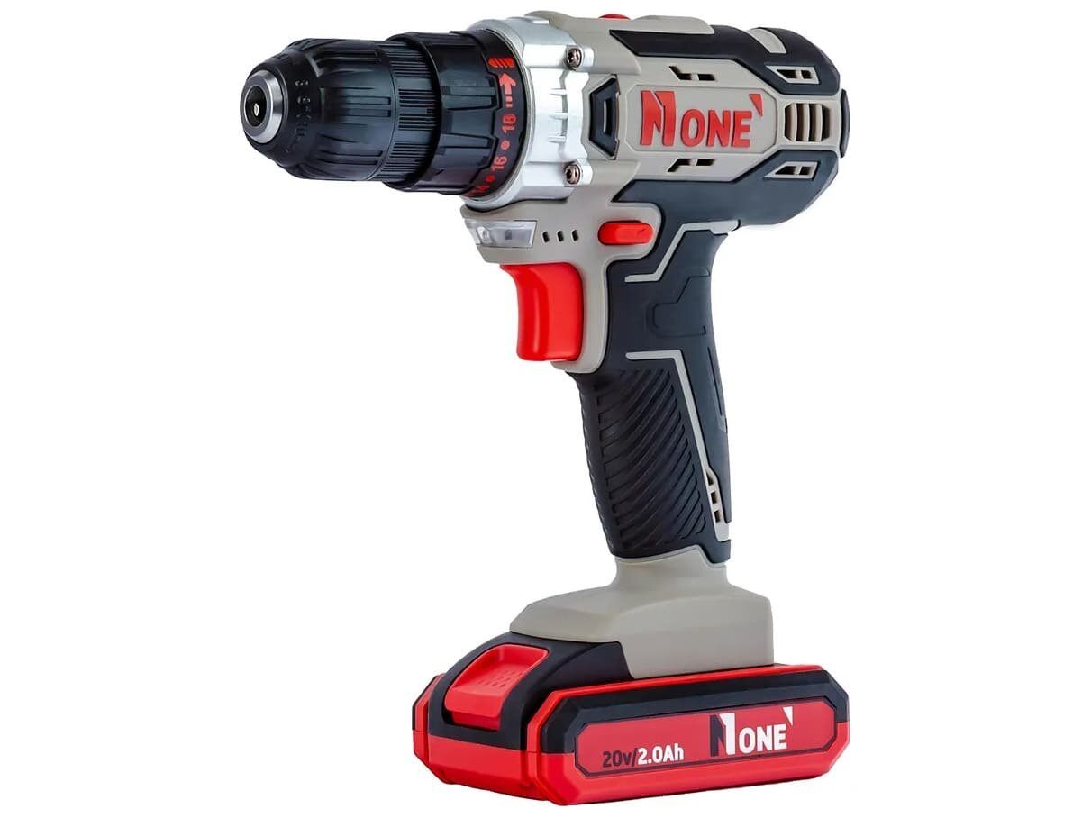 Дрель-шуруповерт Number One CD20/2.0-PROMO (20 В, 2 А·ч, 2 АКБ)