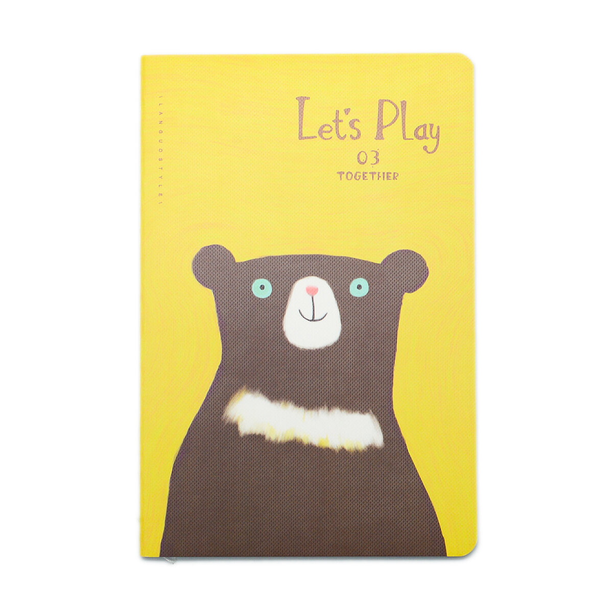 Тетрадь A5 44 листа в линейку "Lets Play" Медведь 03, обложка картон