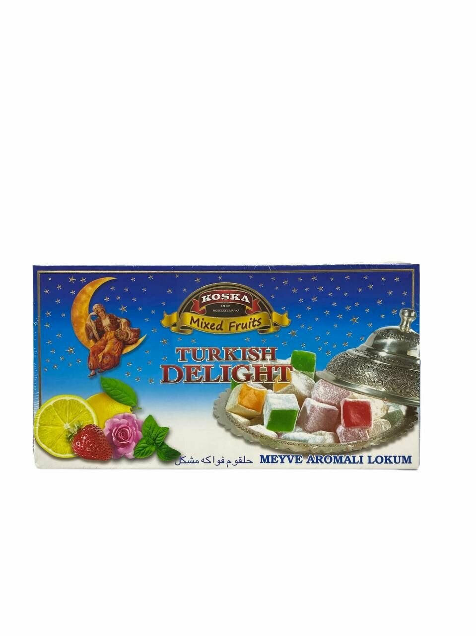 Турецкий рахат-лукум фруктовое ассорти KOSKA 125 г.