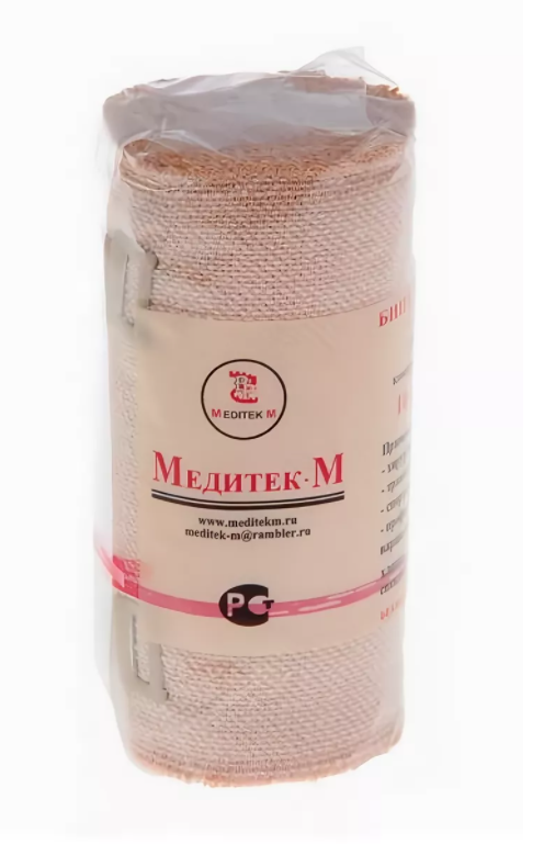 Бинт Мед. эластич. компрессионный Высокой Растяжимости 1 Класс Компрессии Кв 01 10См Х 5М