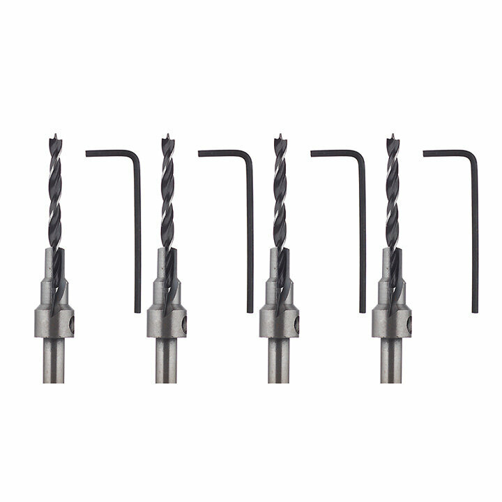 Сверло по дереву Практика (774-948) 5х50 мм конфирмат для мебельной стяжки 7х50 мм (4 шт.)