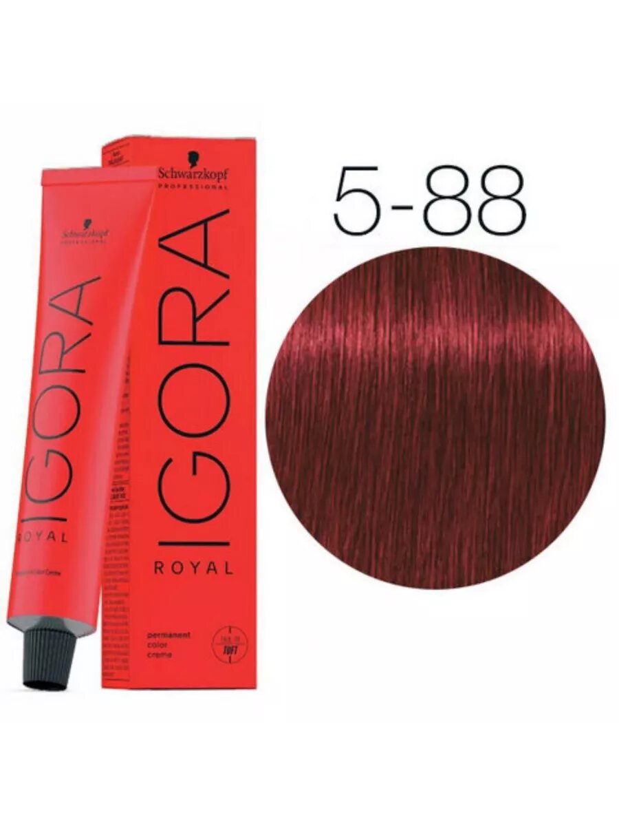Schwarzkopf Igora Royal 5-88 Светлый коричневый Стойкая крем-краска