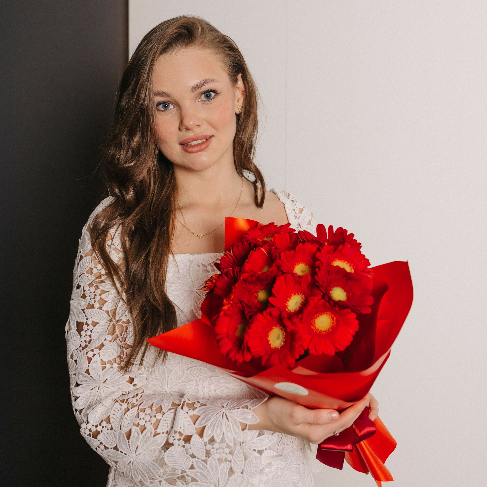 Букет 15 мини гербер