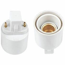 Ecola переходник с цоколя G23 на E14 Белый G23E4WEAY