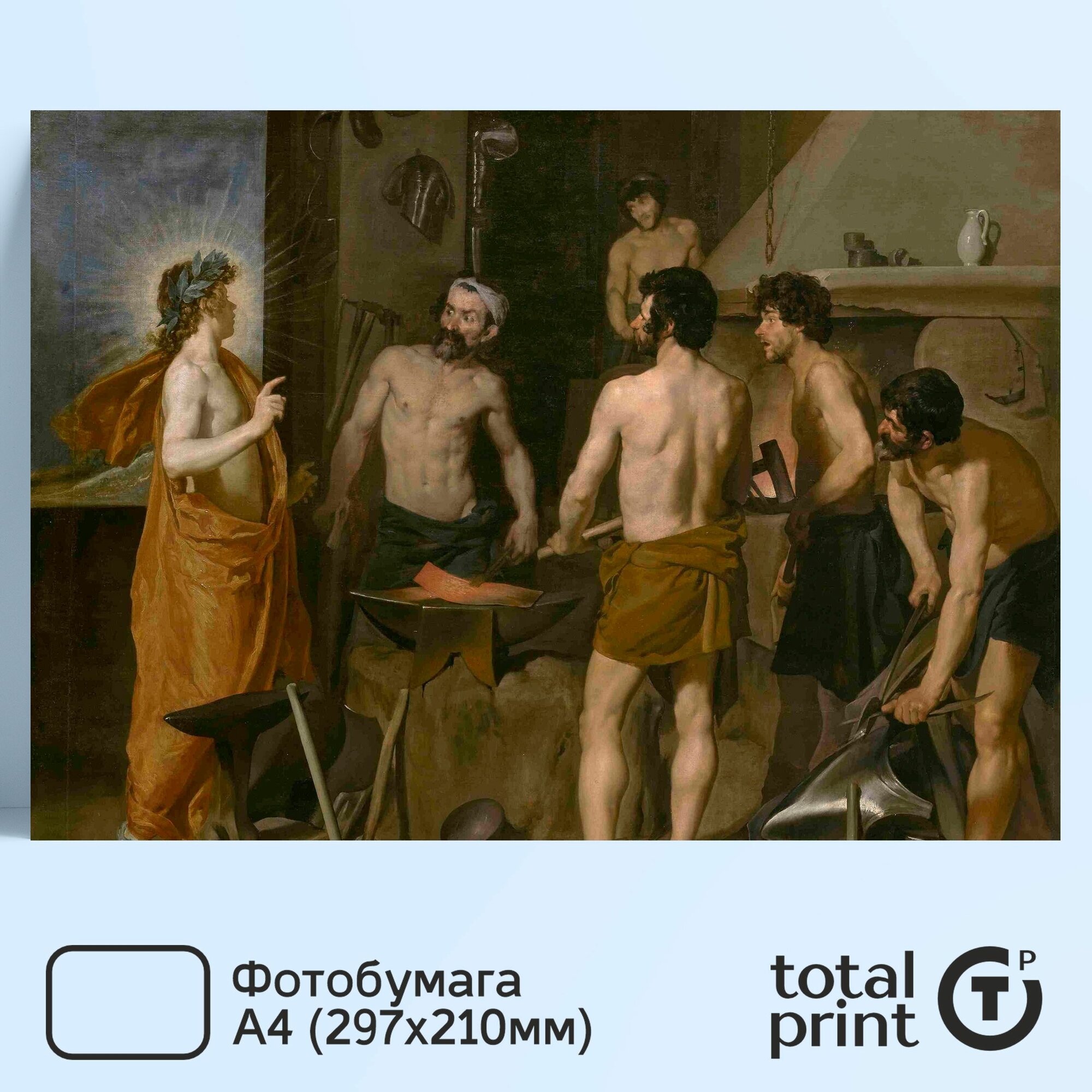 TotalPrint Постер для интерьера, Боги греческой мифологии, А4(21х29.7см)