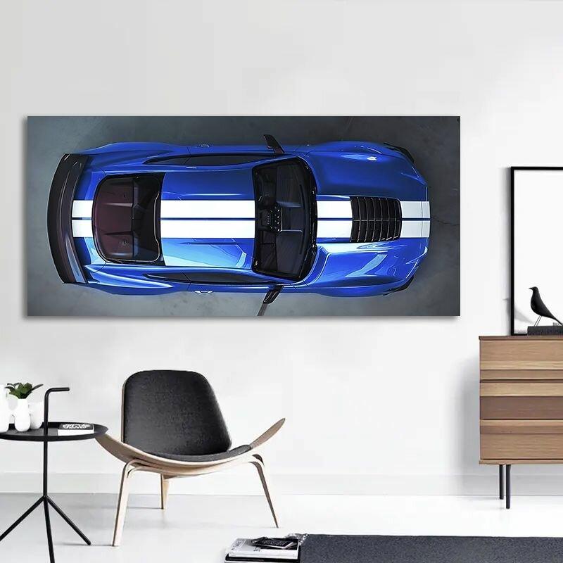 Картина "Стильные авто" ВсеКартины. тут, на подрамнике, 80x40 см