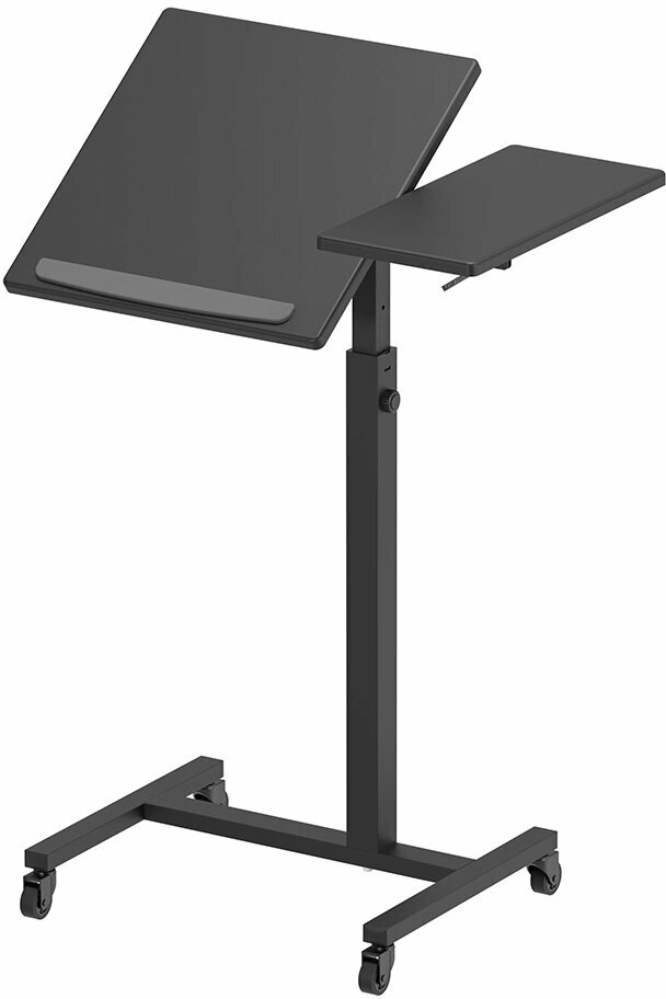 Kromax Стойка для телевизора Kromax OMEGA-10 черный макс.15кг напольный наклон