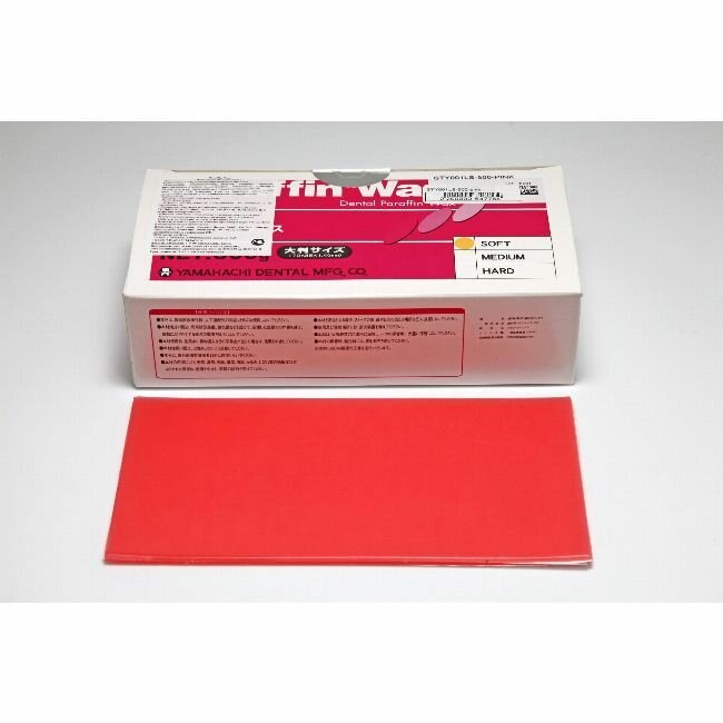 Стоматологический воск: воск базисный в пластинах PARAFFIN WAX (170*85*1,4 мм) Soft. розовый, 500г.