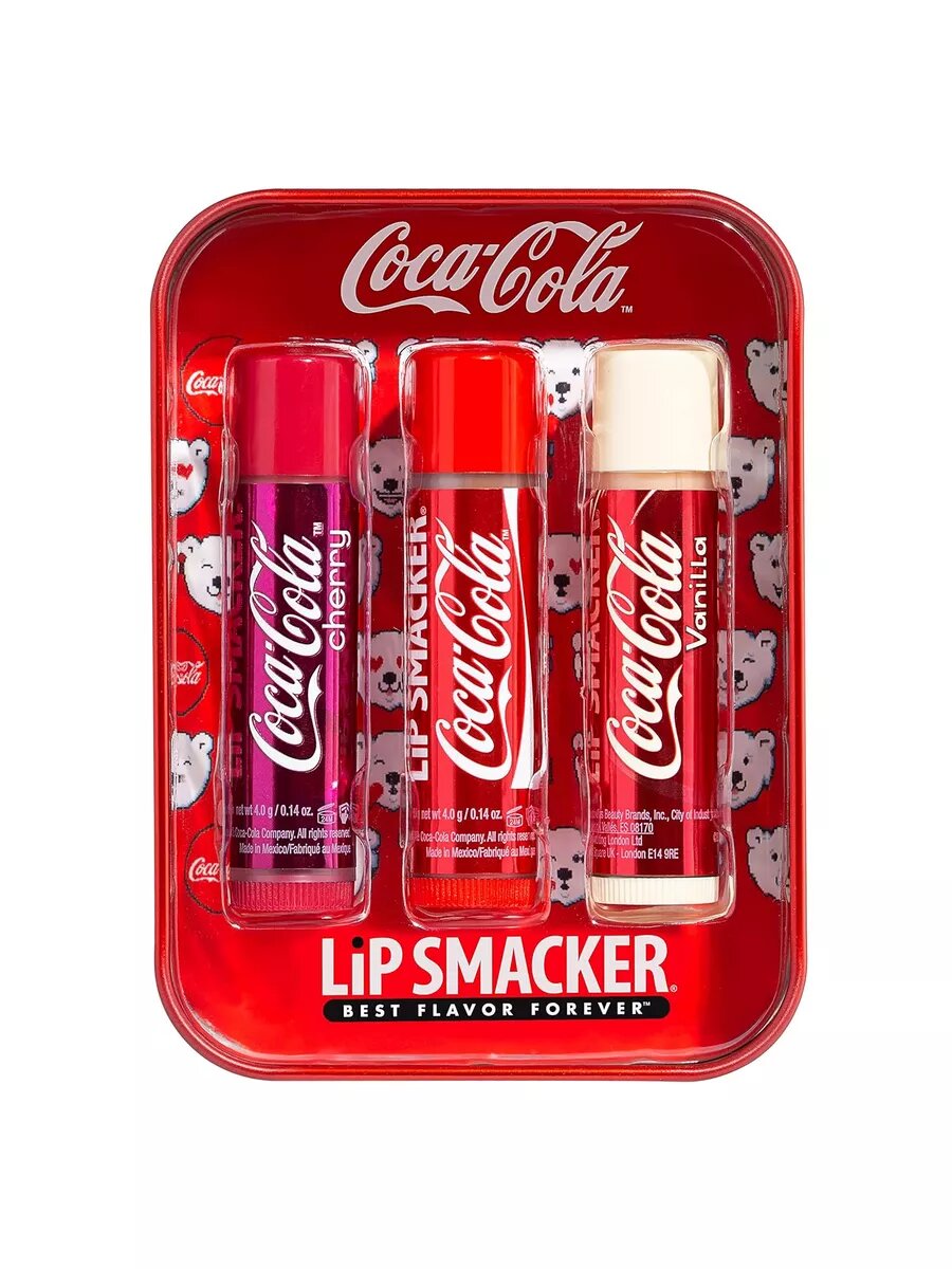 Увлажняющий бальзам Lip Smacker Coca-Cola 3шт