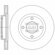 SANGSIN BRAKE SD4238 Диск тормозной (Спереди) Nissan Tiida 04-14 / Cube 08-20