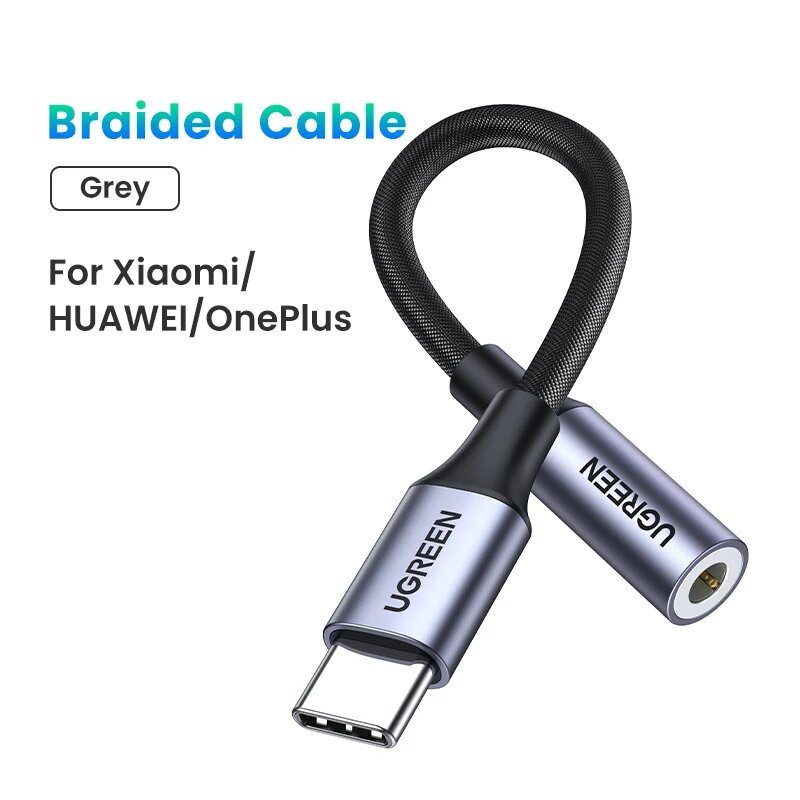 Адаптер USB Type-C на 3,5 мм UGREEN