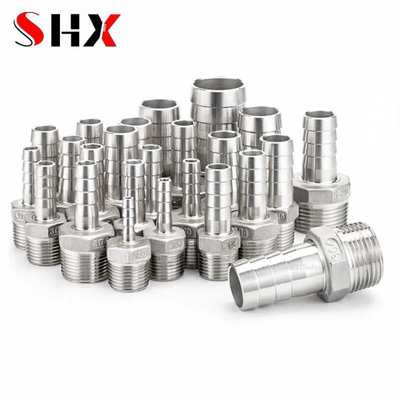 Муфта переходник нержавеющая сталь 304, 1/4", 10 мм