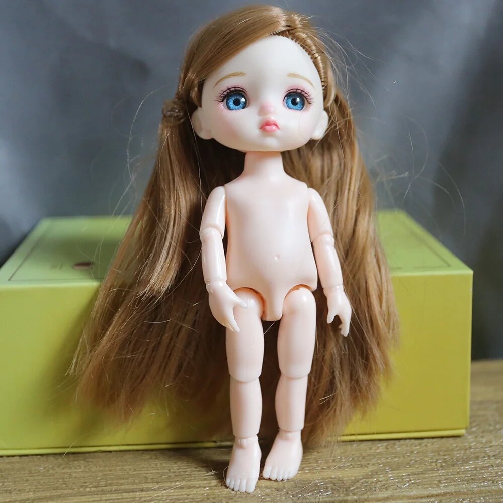 Шарнирная кукла «Голубые глаза», 16 см