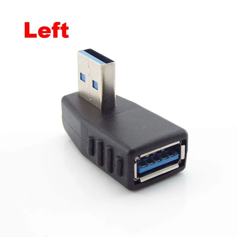USB 3.0 удлинитель адаптер 90 градусов left