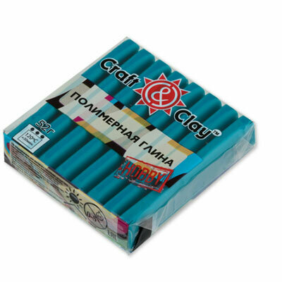 "Craft&Clay" полимерная глина CCH 52 г 1019 бирюзовый