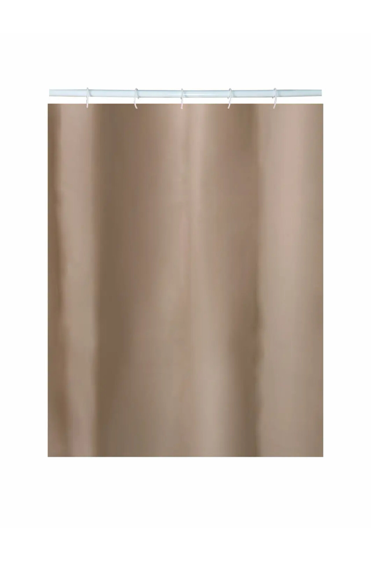 Штора для ванной Delphinium Эва 180x200 см, PEVA, цвет бежевый