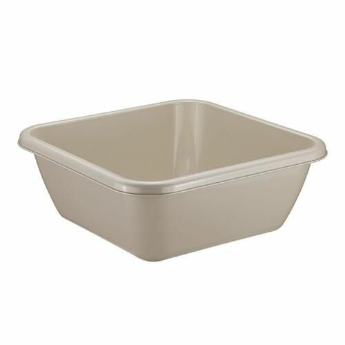 Таз Idea квадратный, 12 л, бежевый, пластик