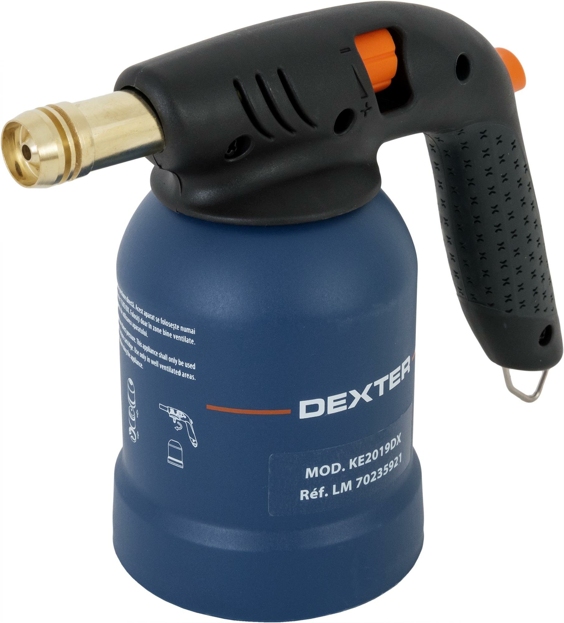 Лампа паяльная, газовая с пьезоподжигом Dexter