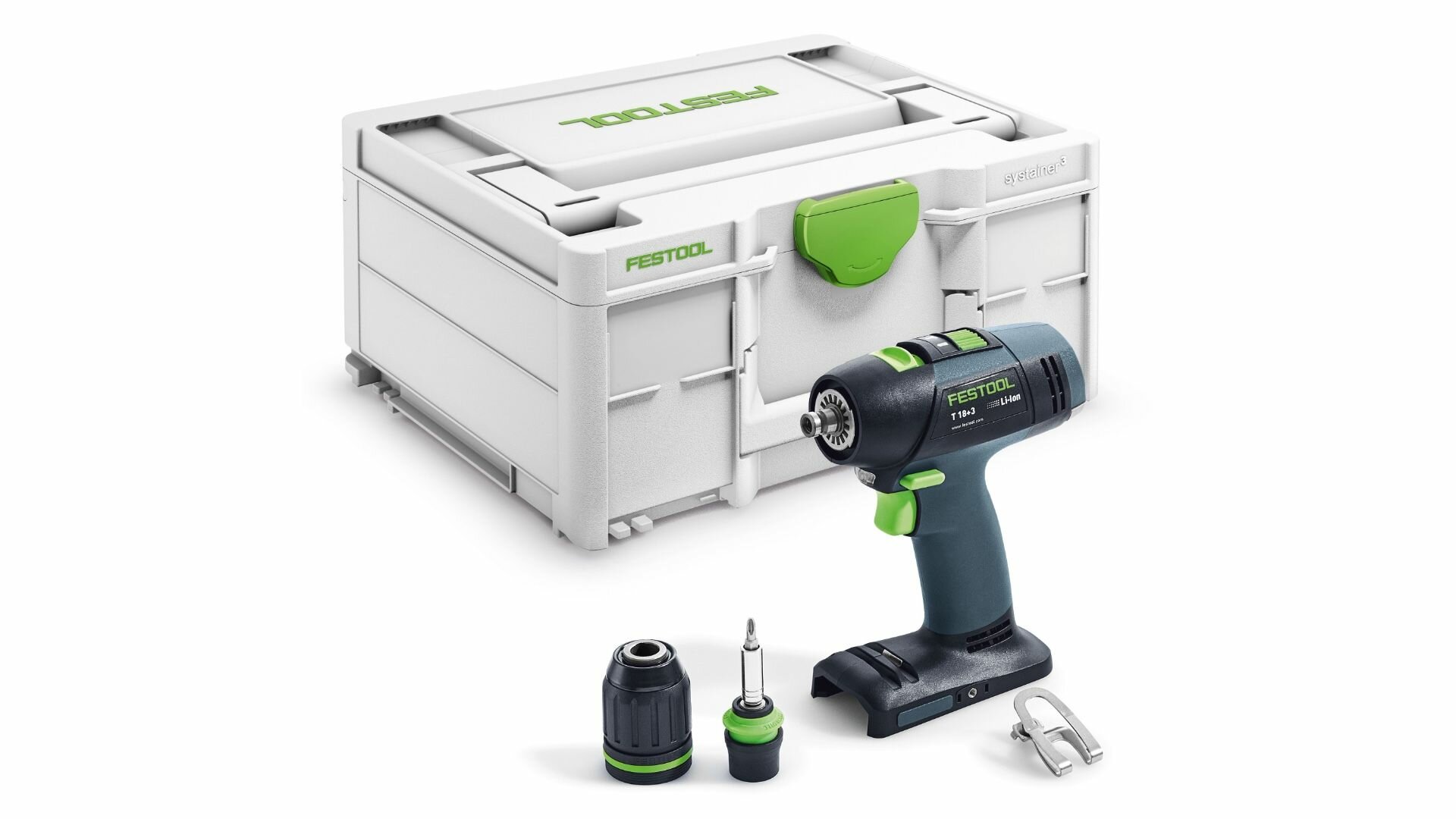 Дрель-шуруповерт аккумуляторная FESTOOL T 18+3 LI-BASIC