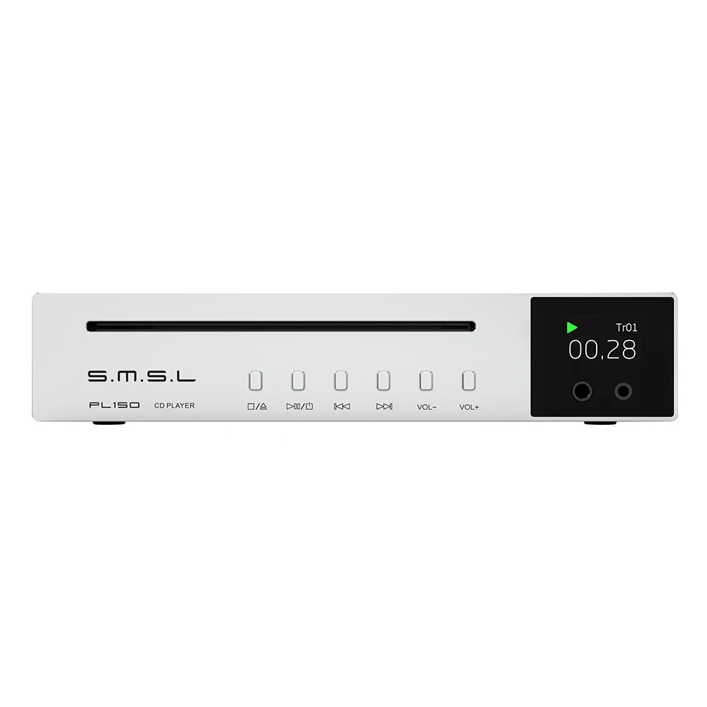 SMSL PL150 CD-плеер портативный, серебристый