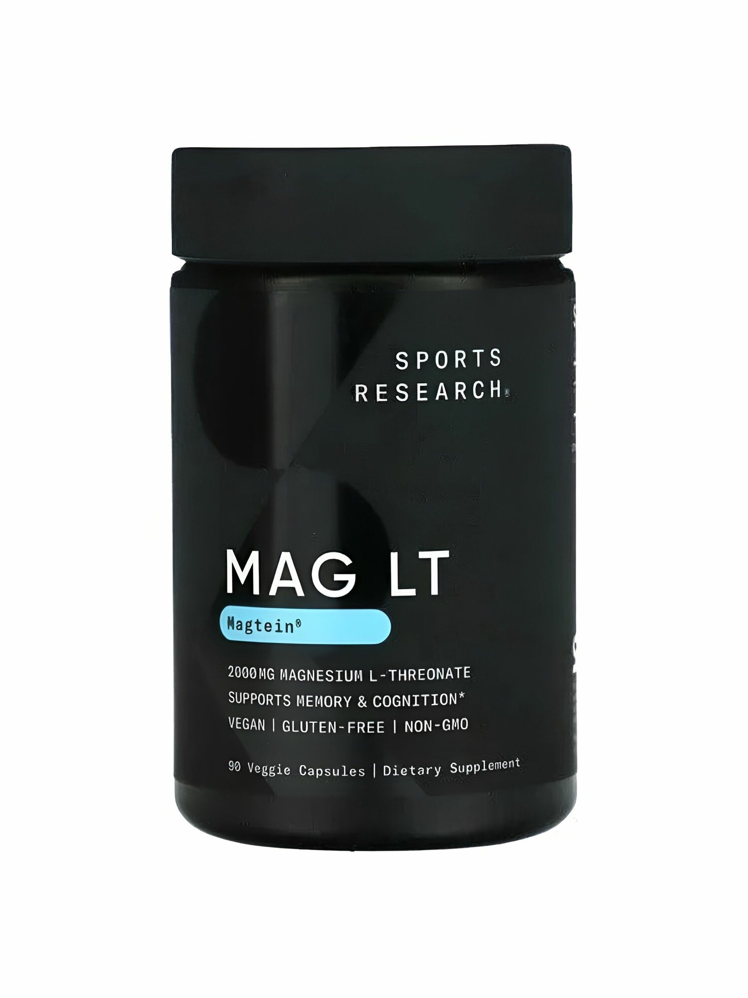 Sports Research Magnesium L-Threonate, Магний L-Треонат 90 капсул