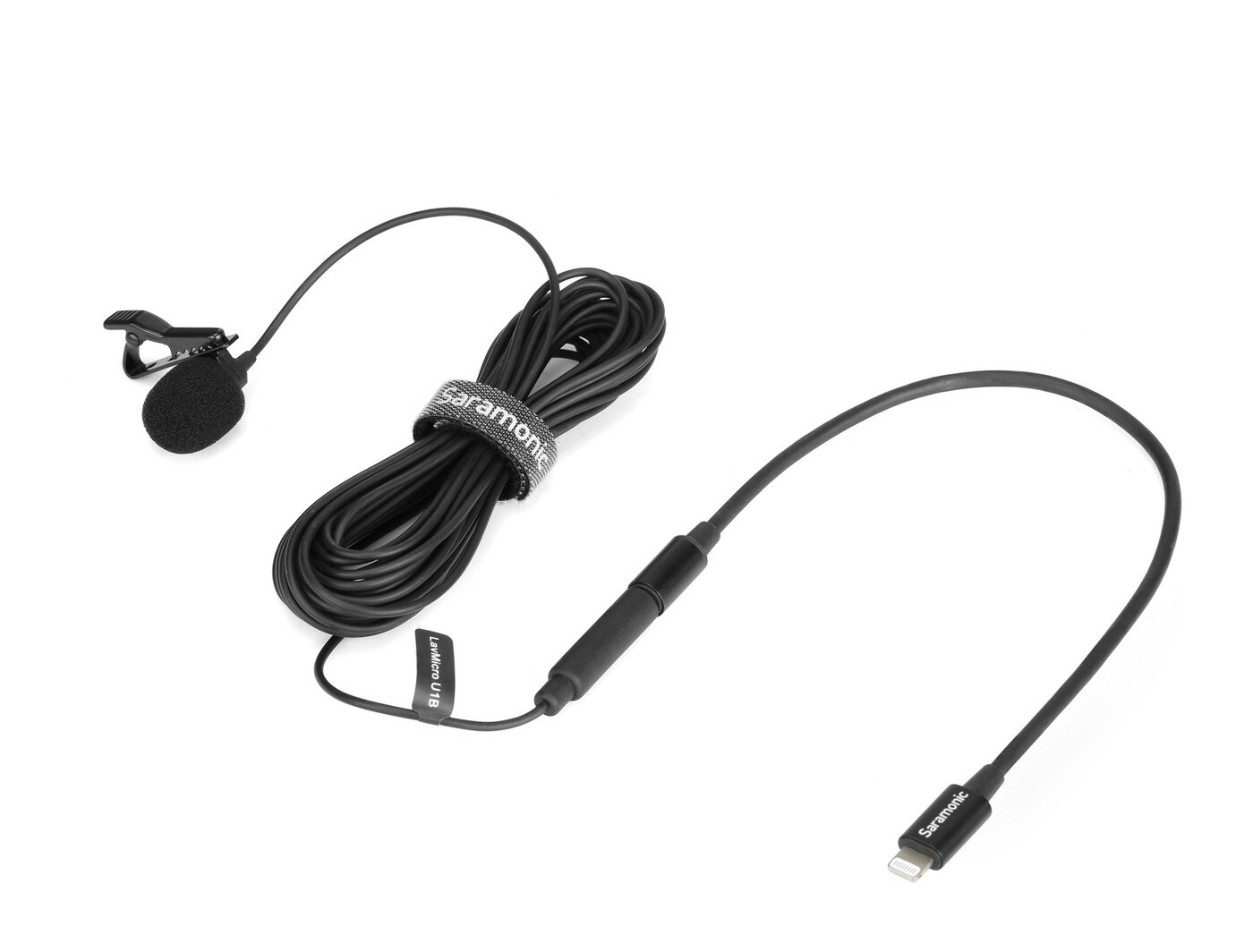 LavMicro U1B Петличный микрофон с кабелем 6м, разъем Lighting (iPhone)