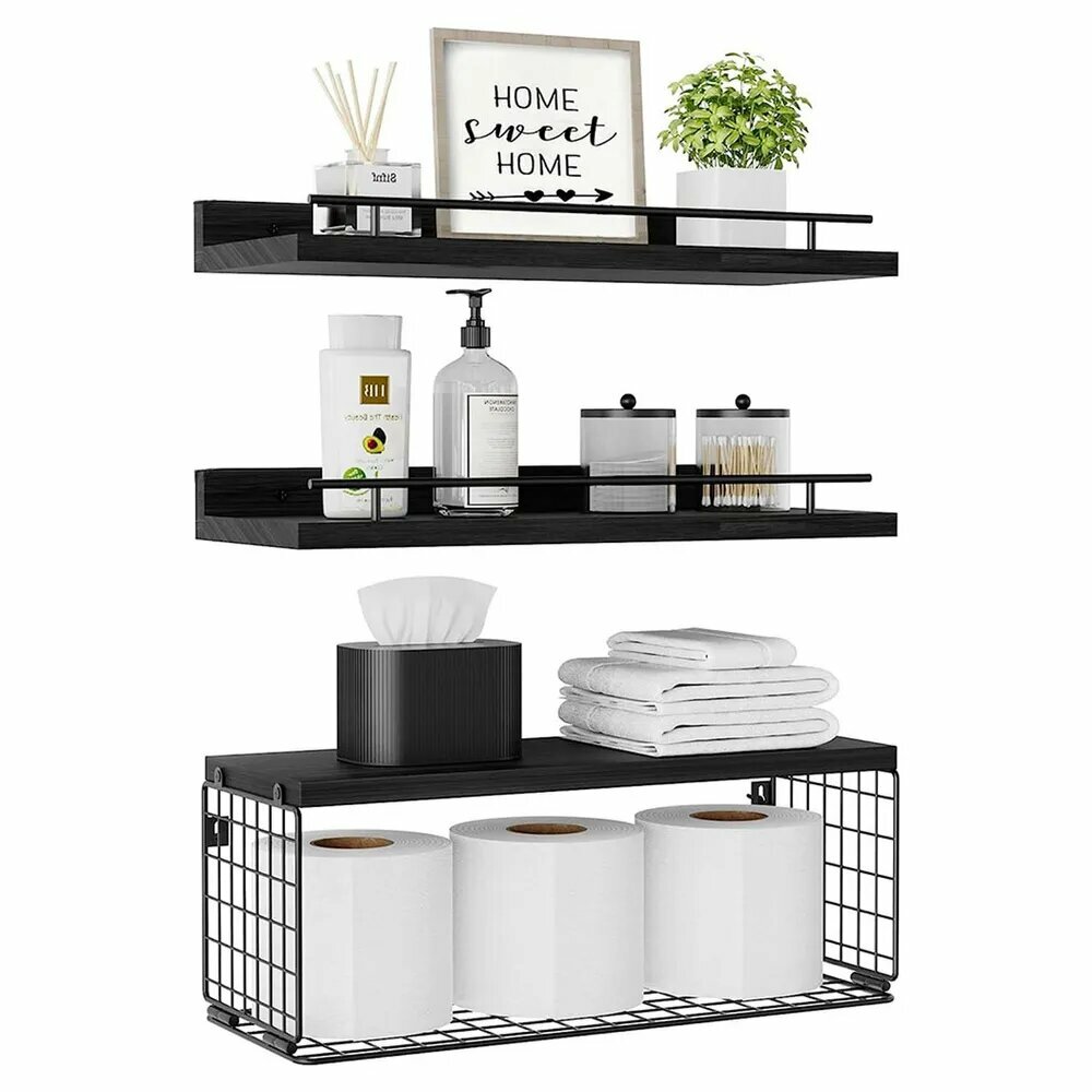 Стеллаж настенный, 40х15х15 см