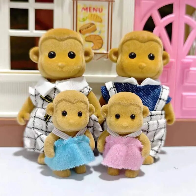 Набор кукол "Лесная семья" Monkey Family