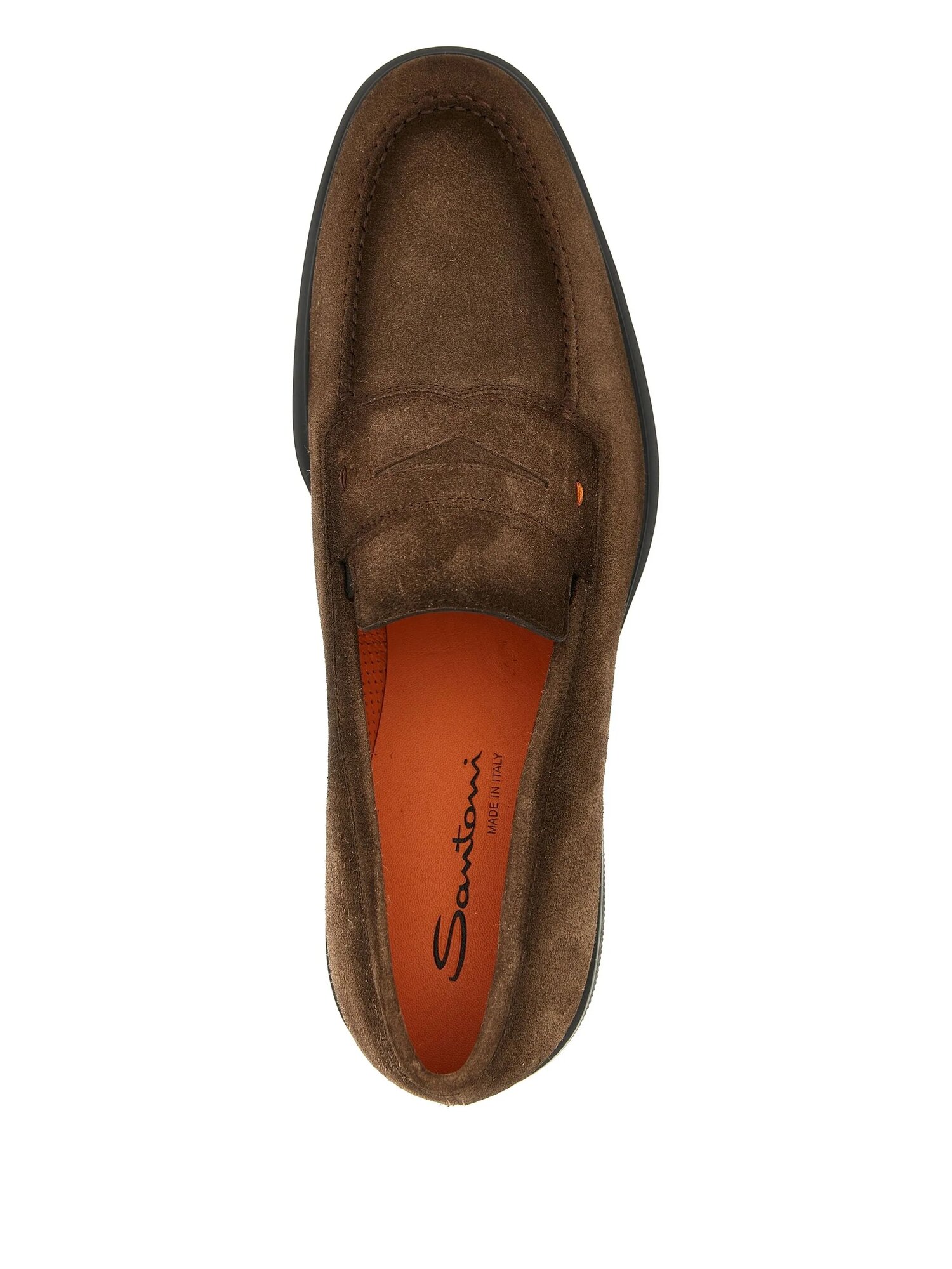 Лоферы Santoni Shaded suede loafers, размер 41 — фото 1