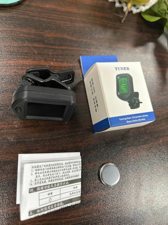 Цифровой тюнер для гитары, тюнер с зажимом для укулеле, диапазон настройки A0-C8, ЖК-дисплей, тюнер с батарейным питанием, для гитары, баса, укулеле, скрипки, банджо
