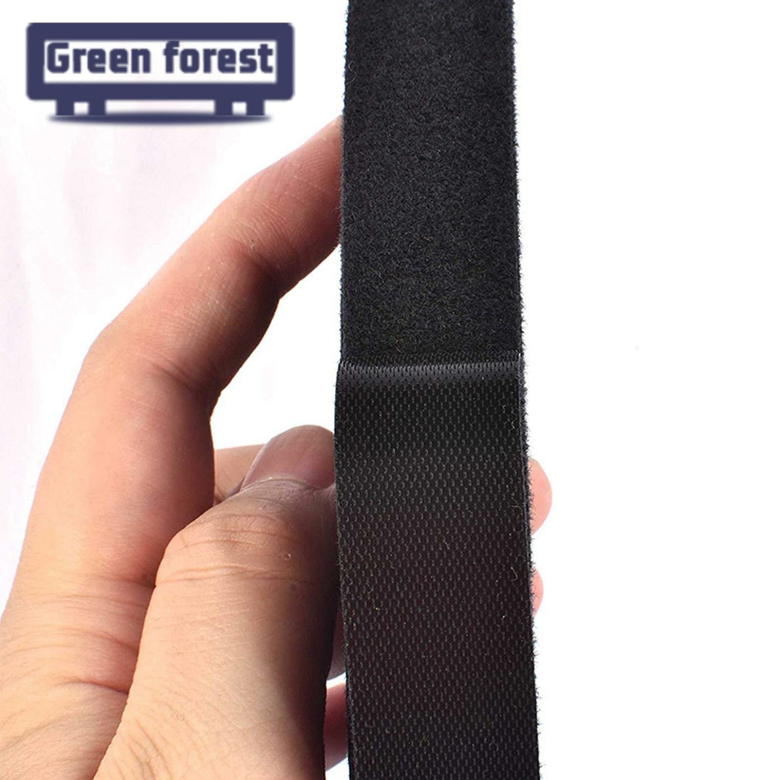 Кабельная стяжка Green forest, многоразовая двухсторонняя кабельная стяжка