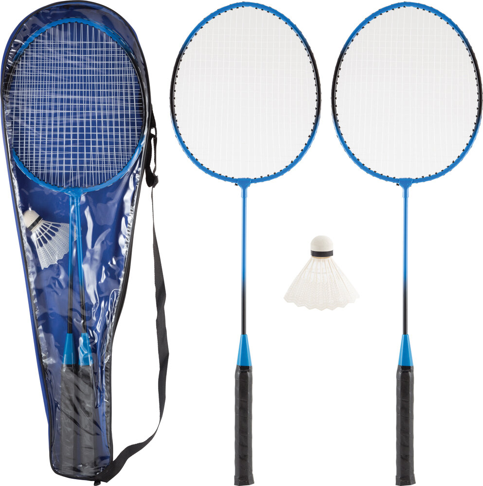 Набор для игры в бадминтон Ecos BDSET-04, 2 ракетки, 1 воланчик в чехле